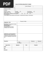 Employee Movement Form | PDF