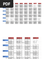 Power Lifting Matrix | PDF | Weight Training | Strength Training