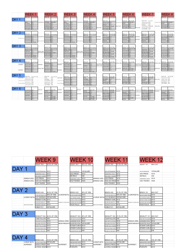 12-Week Powerbuilding Program Guide | PDF | Individual Sports | Sports