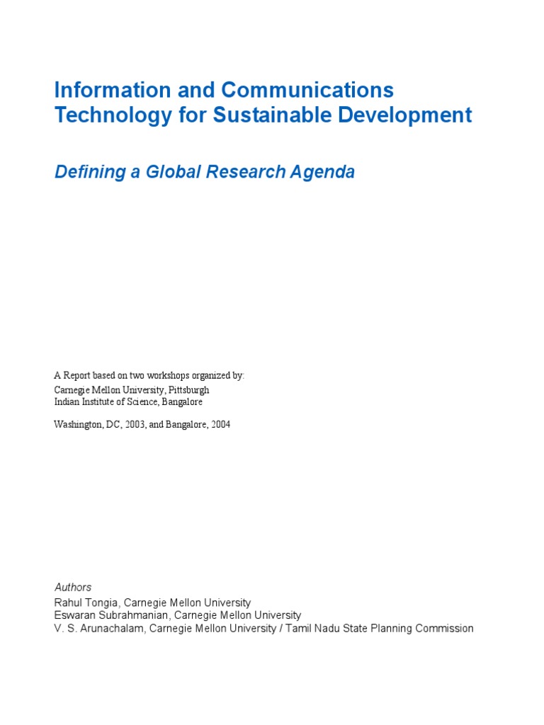 ICT4SD Full Book PDF | PDF | International Development | Millennium ...