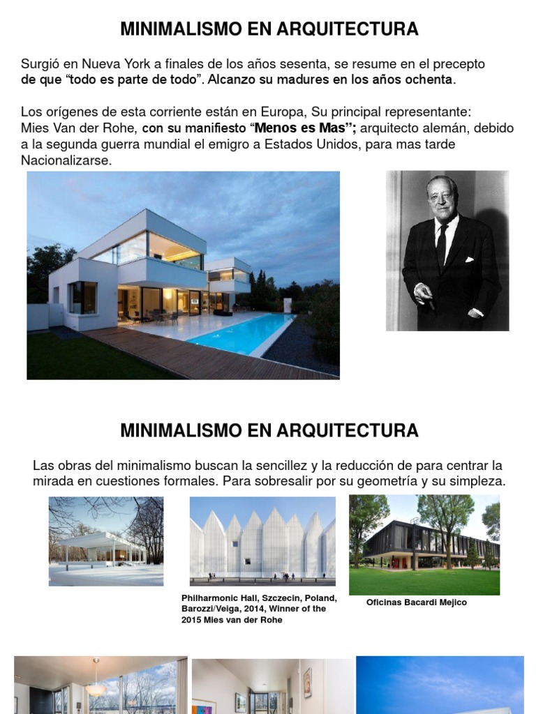 Minimalismo y Pop Art | PDF | Minimalismo | Diseño arquitectonico