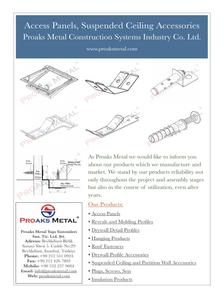 Construction Suspended Ceiling Accessories Access Panels | PDF