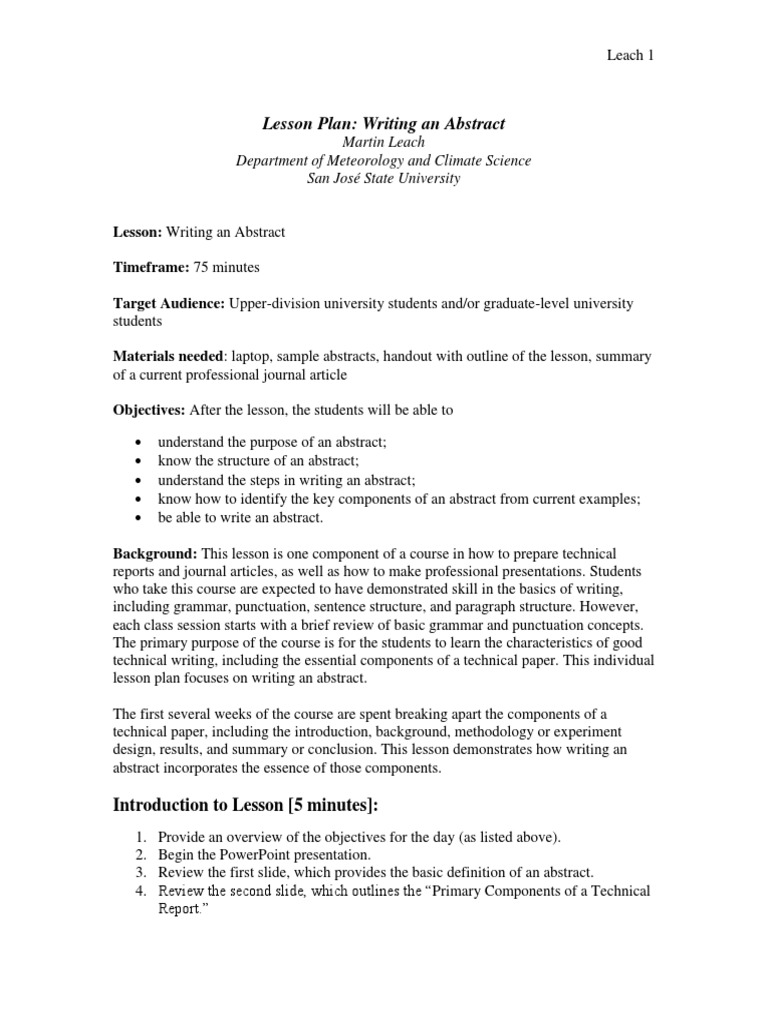 Martinleachlessonplan PDF | PDF | Abstract (Summary) | Thunderstorm