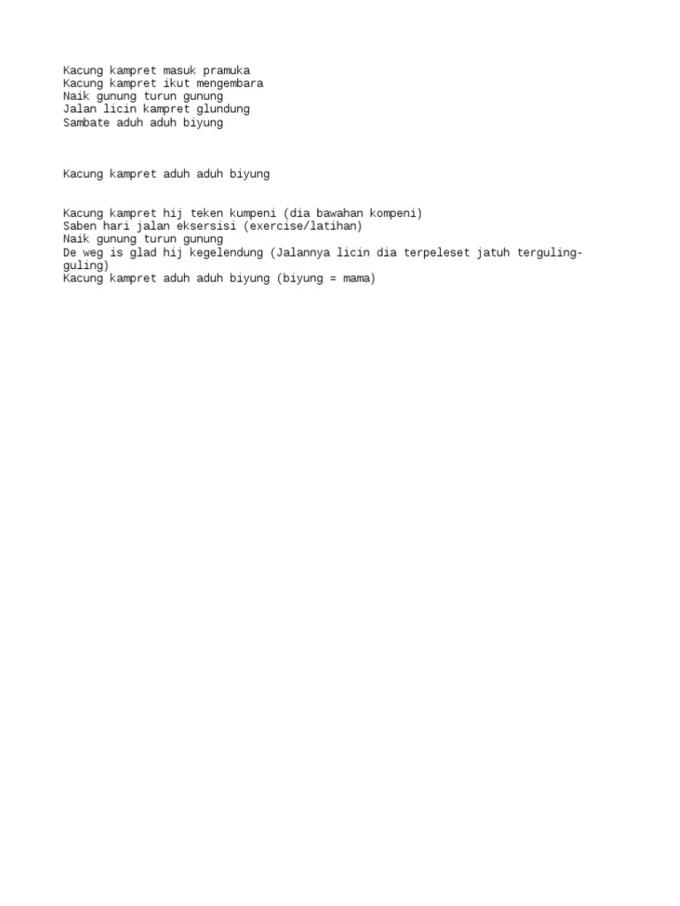 Kacung Kampret | PDF