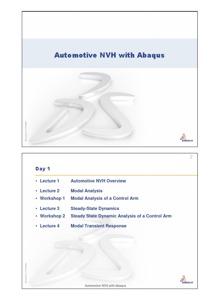 Automotive NVH With Abaqus | PDF