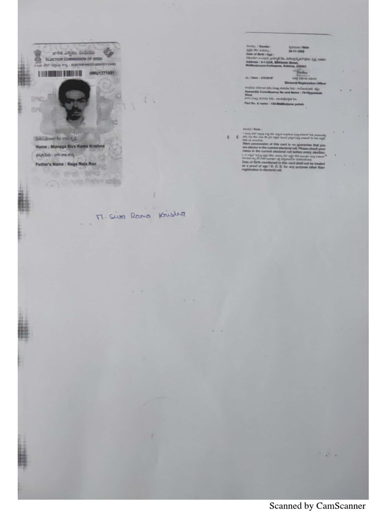 Voter Id | PDF
