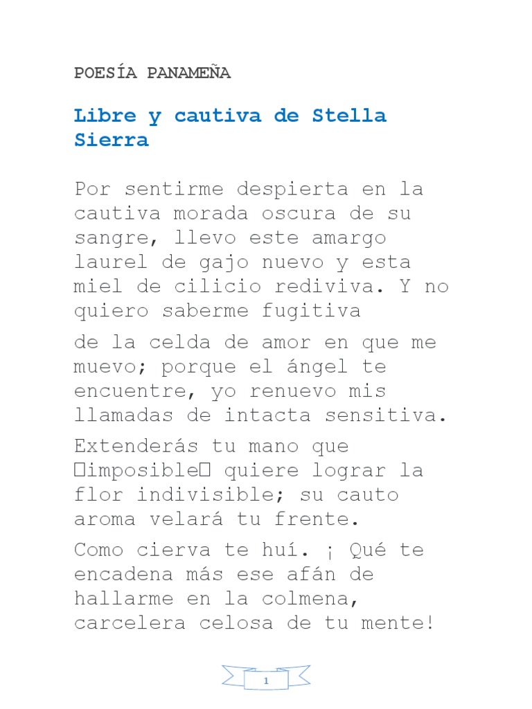 Poesía Panameña | PDF