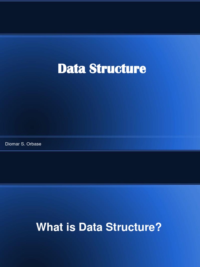 Data Structure: Diomar S. Orbase | PDF | Vertex (Graph Theory) | Array ... Data Structure: Diomar S. Orbase | PDF | Vertex (Graph Theory) | Array ...