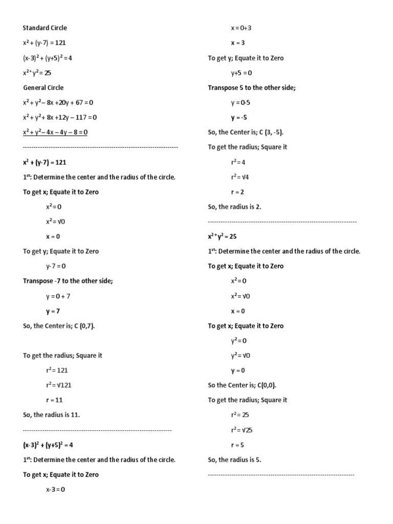 Transpose 5 To The Other Side | Download Free PDF | Geometric Shapes ...