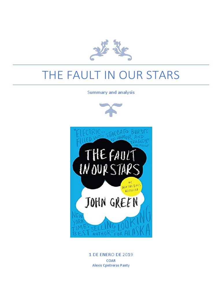 The Fault in Our Stars | PDF | Cancer | Wellness