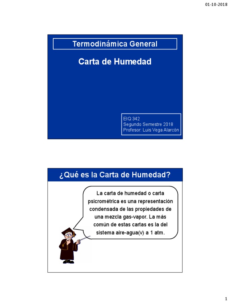 Carta Humeda | PDF | Humedad | Temperatura