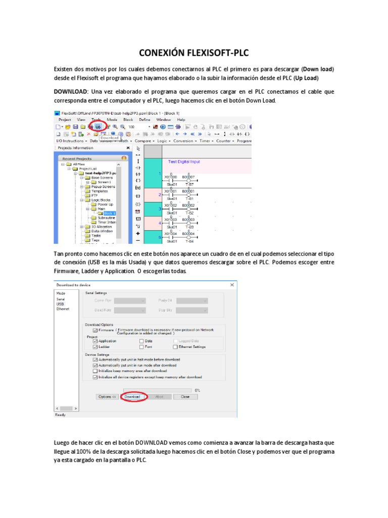 4 Conexion Flexisoft A PLC | PDF