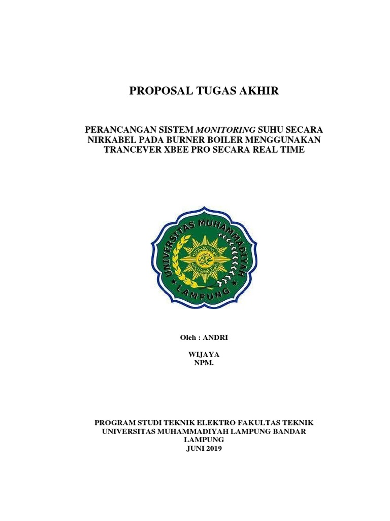 Contoh Proposal Teknik Elektro | PDF