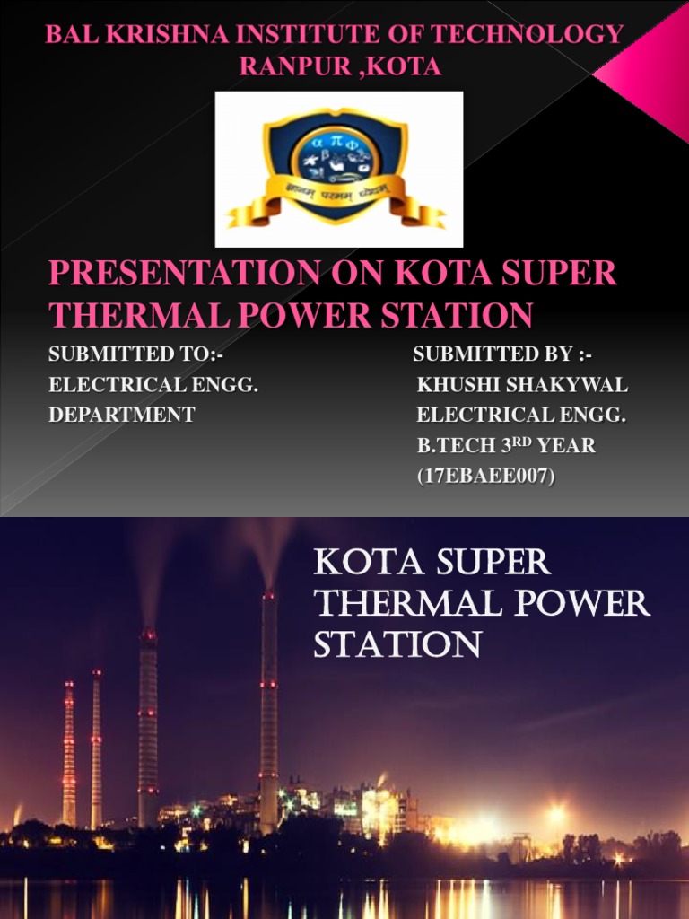 Thermal Power Plant | PDF | Boiler | Energy Technology