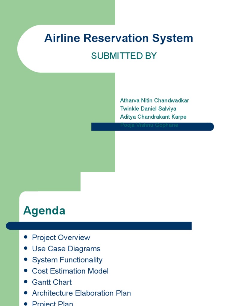 Airline Reservation System | PDF | Computer Engineering | Computing