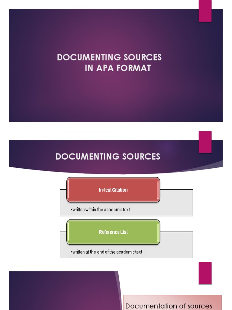 APA Format - In-Text Citation | PDF | Citation | English Language