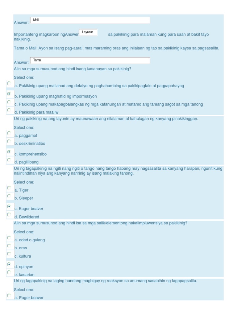 Fil101 - All Answer 51 PDF | PDF