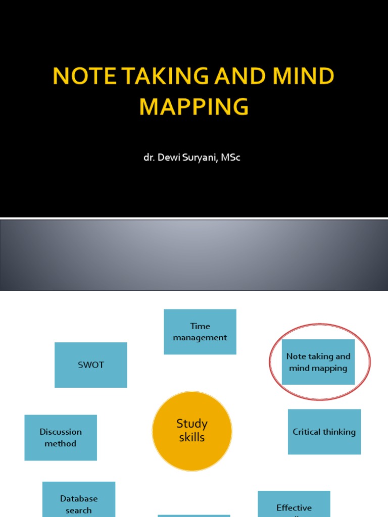 Note Taking and Mind Mapping | PDF | Lecture | Study Skills