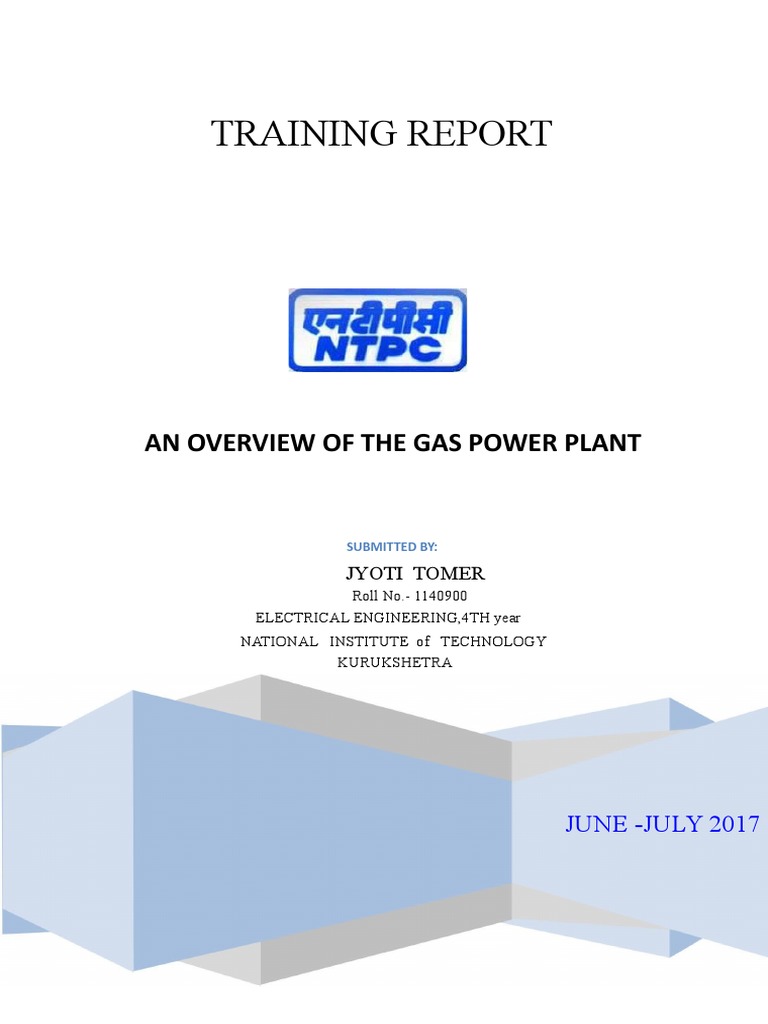 Jyoti Internship Report | Download Free PDF | Pressure Measurement | Boiler