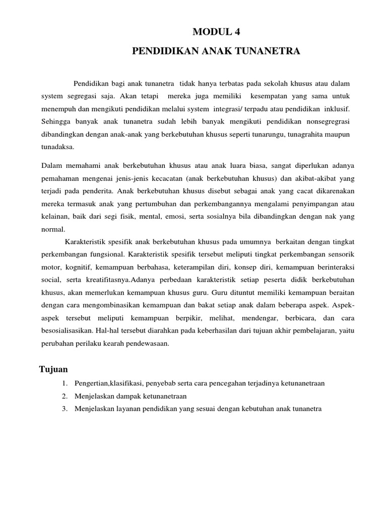 Laporan Modul 4 ABK | PDF