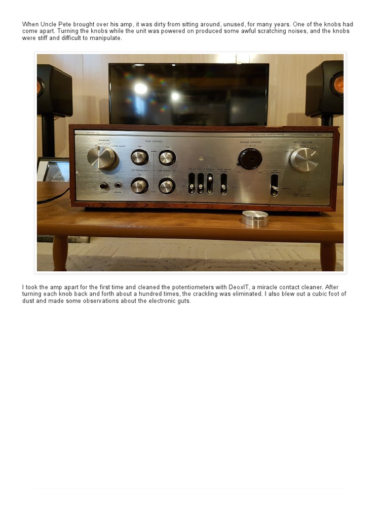 Luxman l30 | PDF | Capacitor | Amplifier