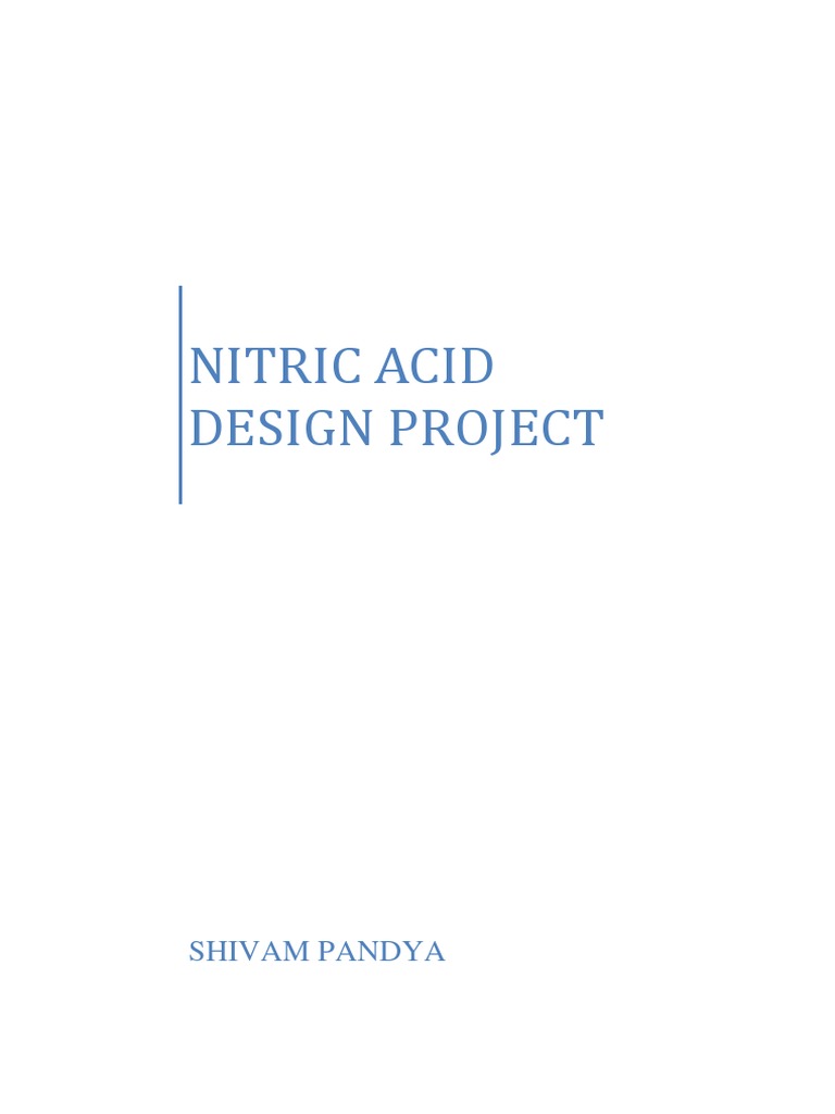 Nitric Acid Plant | PDF | Heat Exchanger | Chemical Reactor