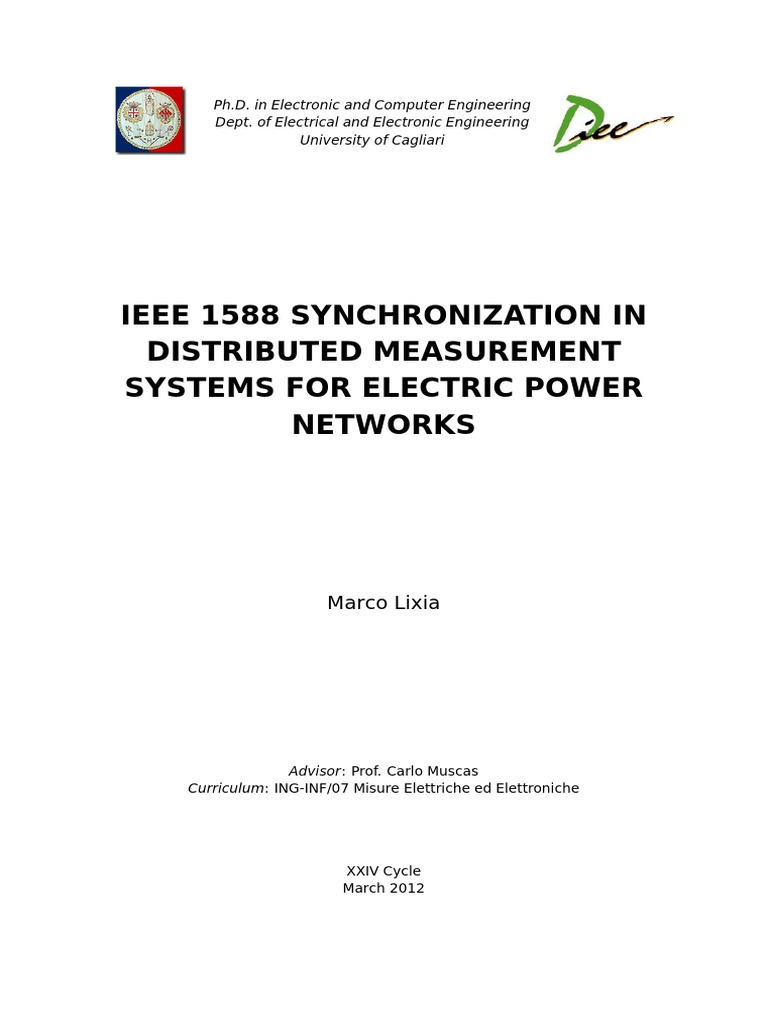 Ieee 1588 | PDF | Electricity | Electromagnetism