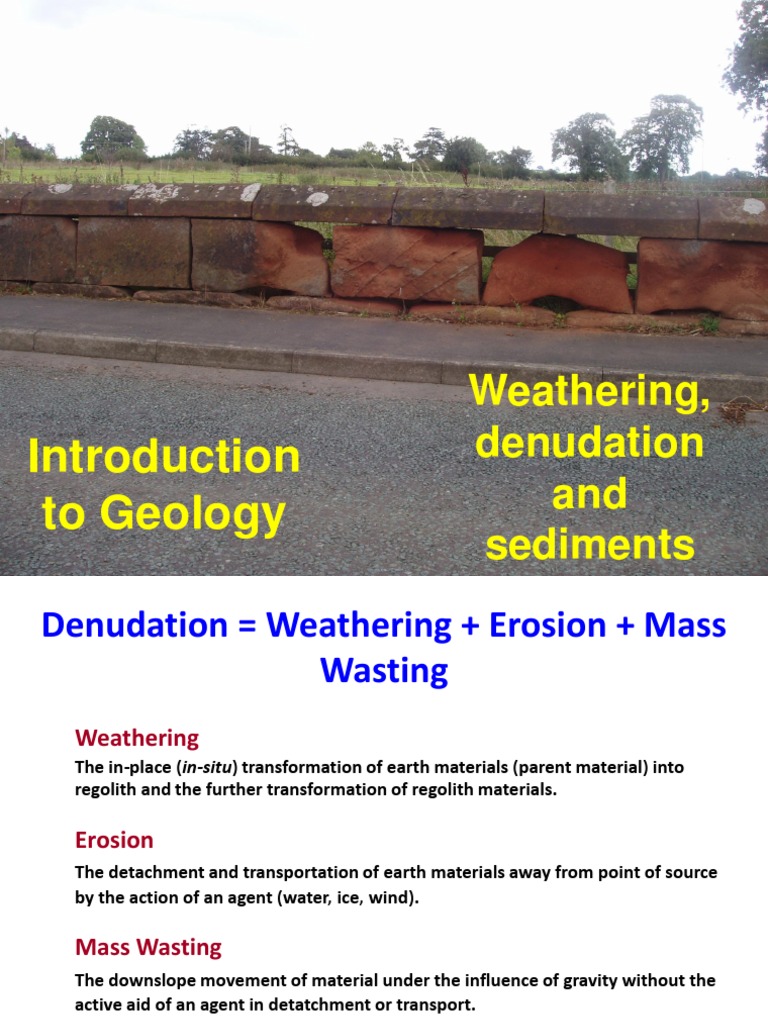 Weathering, Erosion and Sediments | PDF | Weathering | Minerals