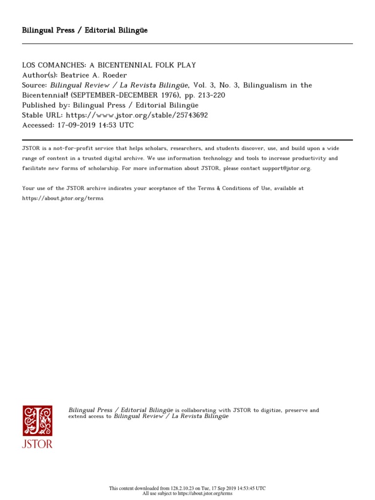 Los Comanches | PDF | Comanche | New Mexico