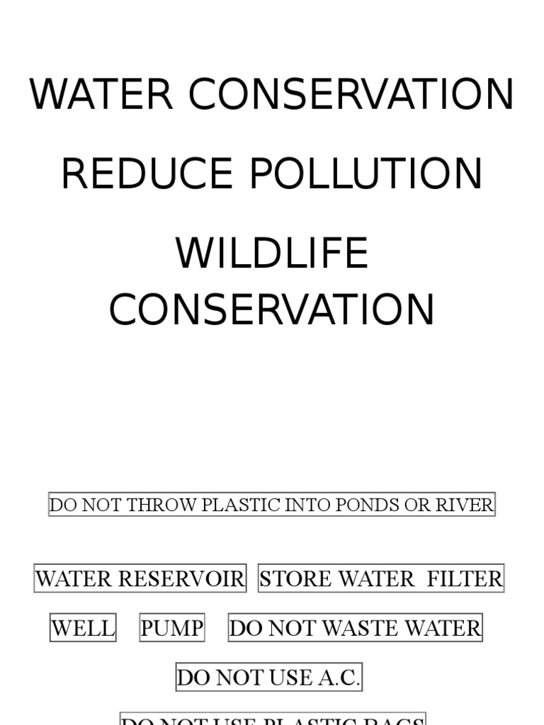 Water Conservation | PDF