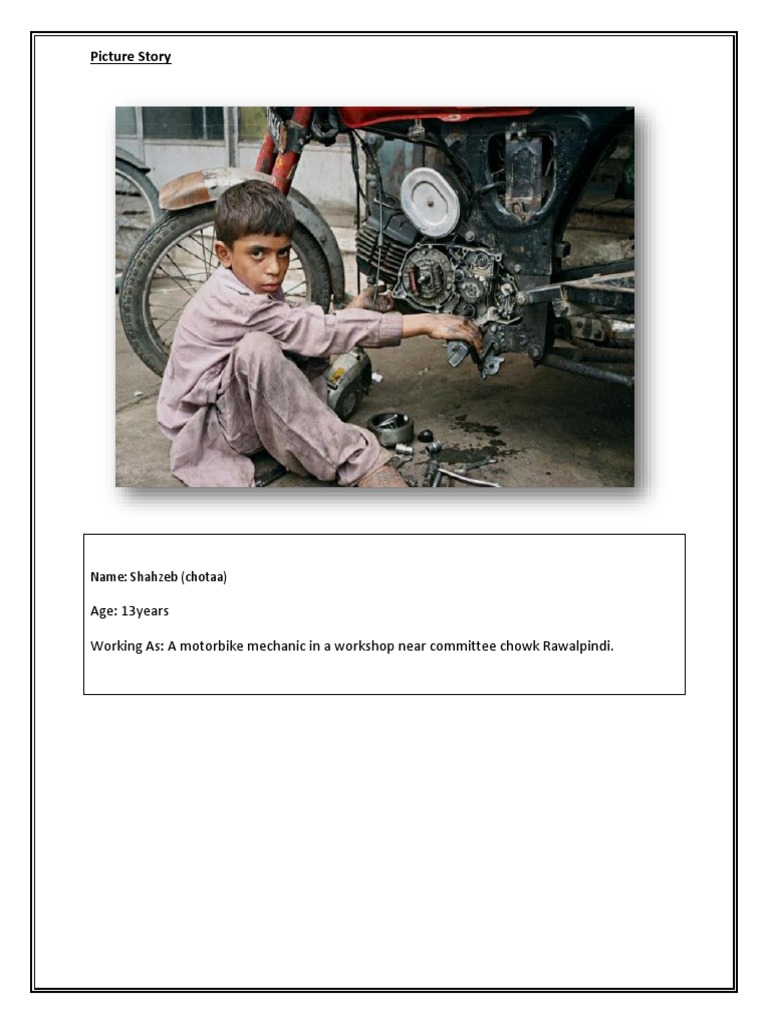 Picture Story - Child Labor | PDF