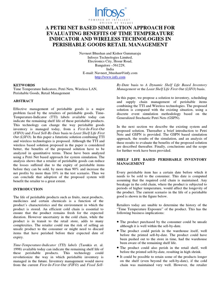 A Petri Net Based Simulation Approach Fo PDF | PDF | Simulation | Retail