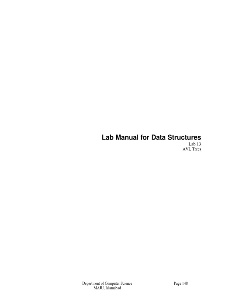 DS Lab 13 - AVL Trees | PDF | Class (Computer Programming) | Subroutine