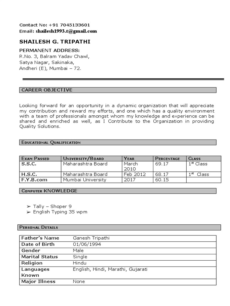 Shailesh Resume - 31-Jan-18 - 09 - 38 - 06 | PDF