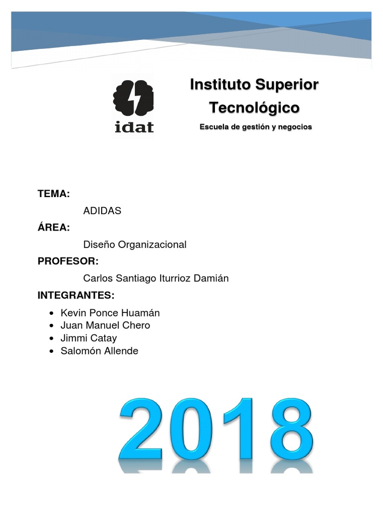 Trabajo Final de Diseño (Adidas) | PDF | Adidas | Calidad (comercial)