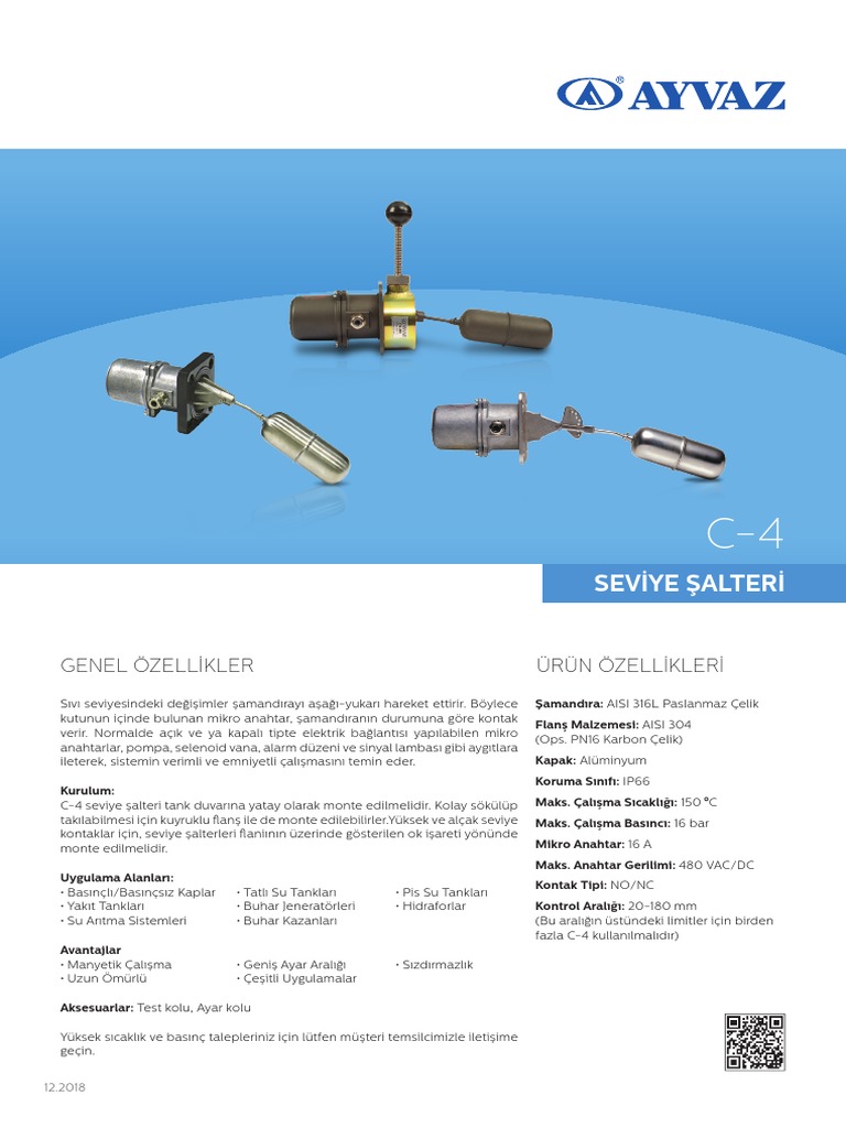 Ayvaz C4 Seviye Salteri | PDF