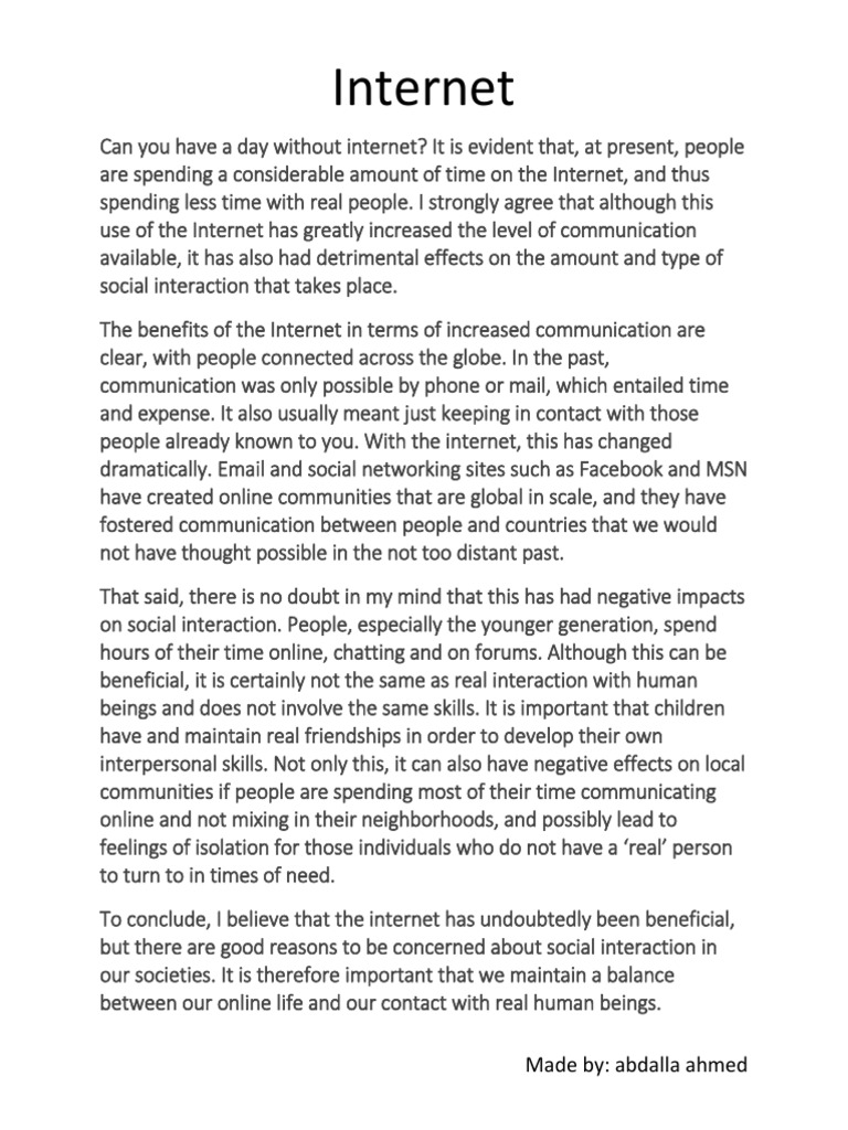 Balancing Online and Real Interactions | PDF
