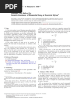 Scratch Test Methods in Micromechanics | PDF | Hardness | Fracture ...