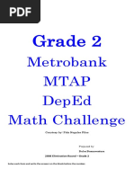 Grade 2 MTAP Math Reviewer 2024 | PDF | Notation | Teaching Mathematics