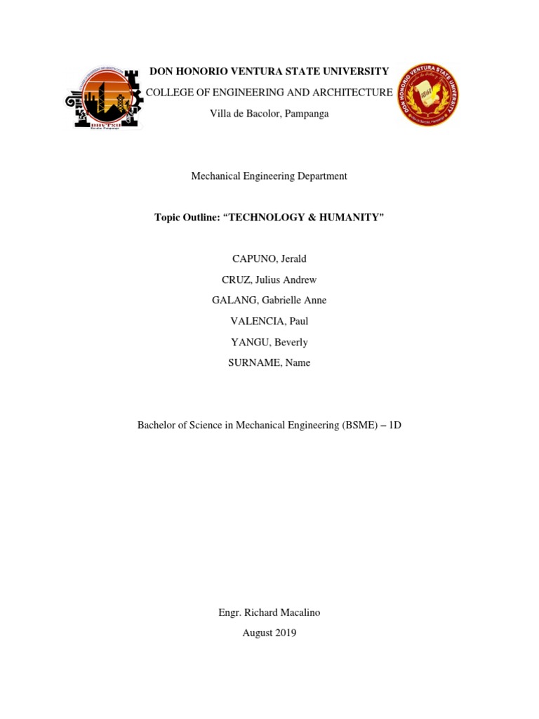 Topic Outline - Human Vs Technology | PDF | Happiness | Automation