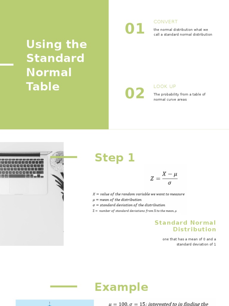 Using Standard Normal Distributions to Solve Probability Problems | PDF | Probability ...