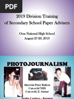 Photojournalism: Captions and Cutlines | PDF | News | Verb