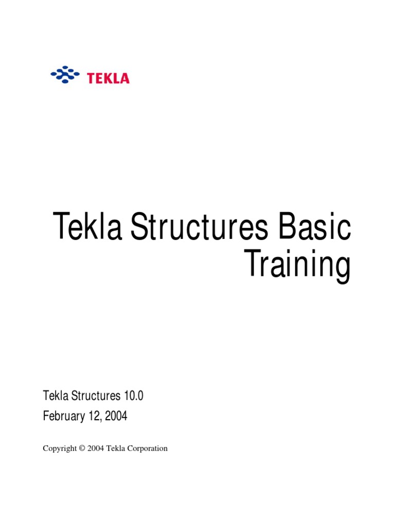Tekla Structures Basic Training | PDF | Icon (Computing) | World Wide Web