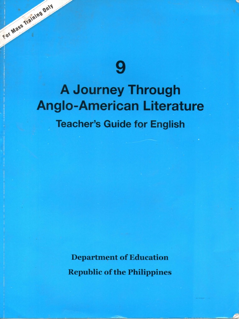 Grade 9 A Journey Through Anglo American Literature Teacher S Guide For ...