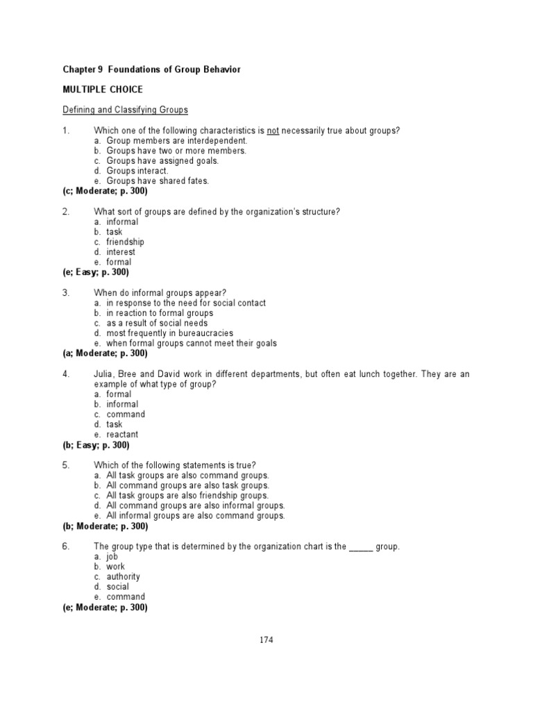 Foundations of Group Behavior Overview | PDF | Group Decision Making ...