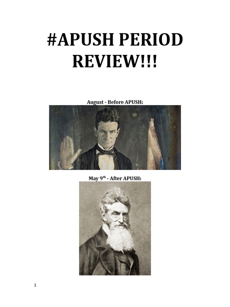 APUSH Periods 1-6 Overview | PDF | Ronald Reagan | European ...