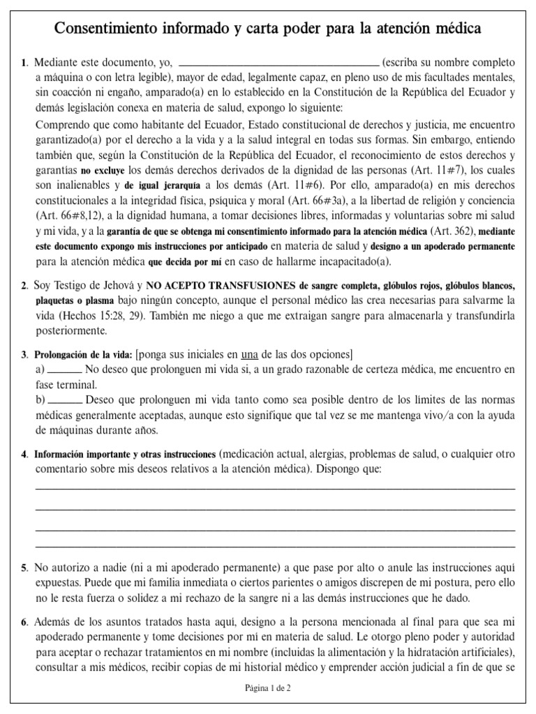 Dpa-S Ec 1-16 - Consentimiento Informado y Carta Poder Para La Atenci ...