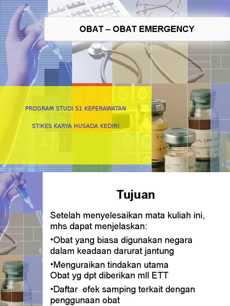 Obat Obat Emergency | PDF | Shock (Circulatory) | Heart