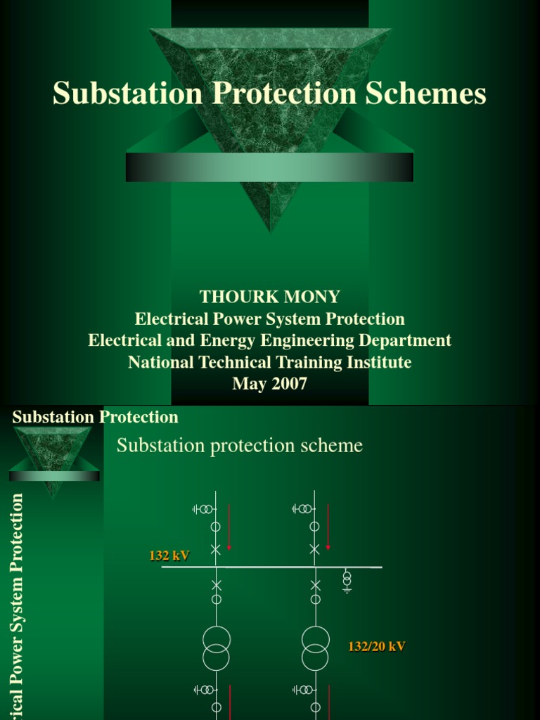 Substation Protection Schemes | Electrical Substation | Electric Power ...