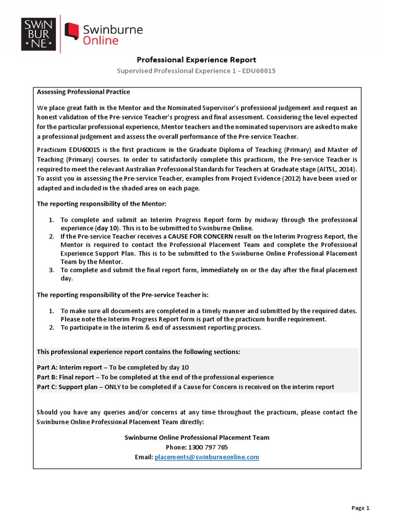 Pre-Service Teacher Assessment Guide | PDF | Mentorship | Educational ...